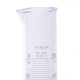 El Crisol | PROBETA GRADUADA DE 500ML CLASE B ASTM. PYREX