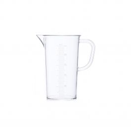 El Crisol | JARRA GRADUADA DE PLÁSTICO TRANSPARENTE DE 250ML. VITLAB