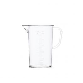 El Crisol | JARRA GRADUADA DE PLÁSTICO TRANSPARENTE DE 500ML. VITLAB